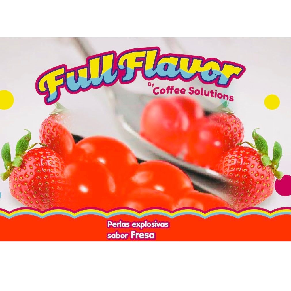 Perlas Explosivas Sabor Fresa, 1 Kilo