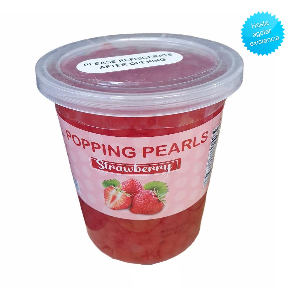 Perlas Explosivas Sabor Fresa 1 Kilo
