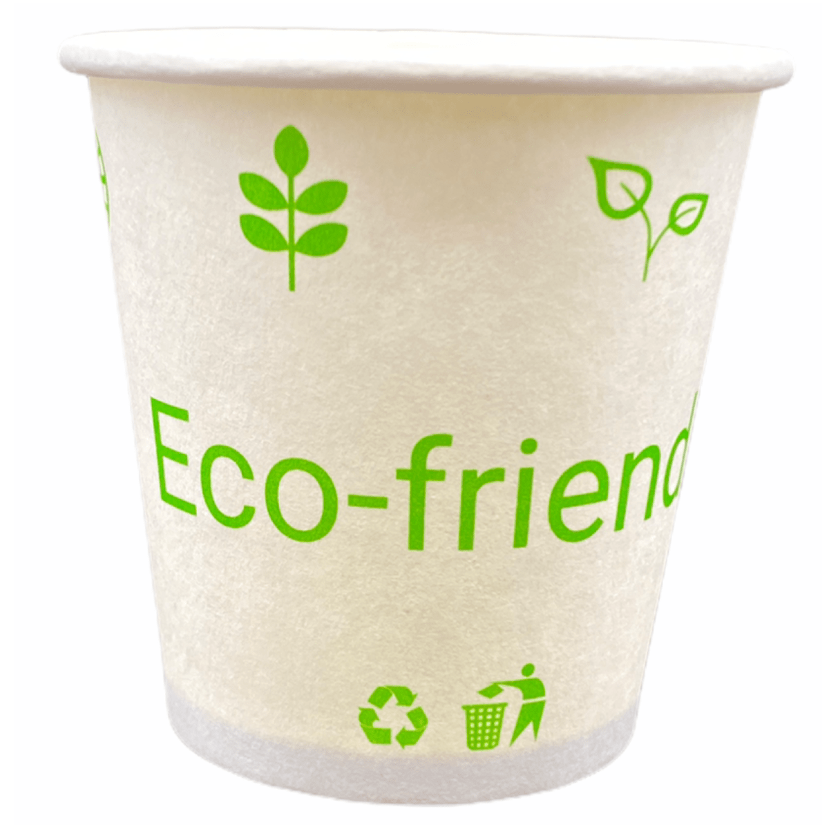 Vaso de Papel Biodegradable Decorado 4oz, Caja 1,000pz